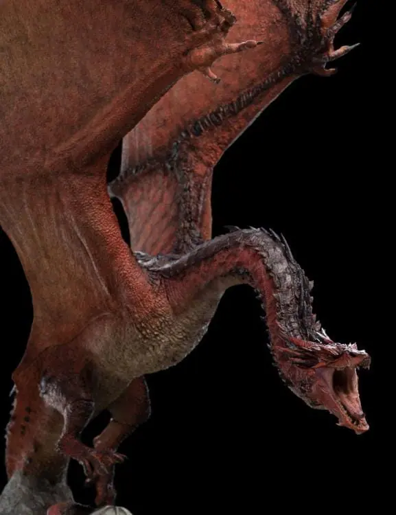 Weta Workshop Smaug The Hobbit Dragon Sculpture Repaint Of Weta Hobbit