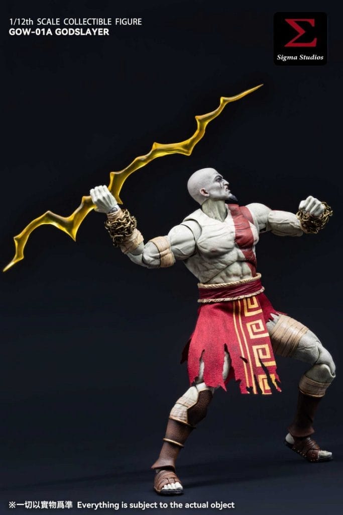 Sigma Studios GOW-01A 1/12 Godslayer God of War Kratos Action Figure ...